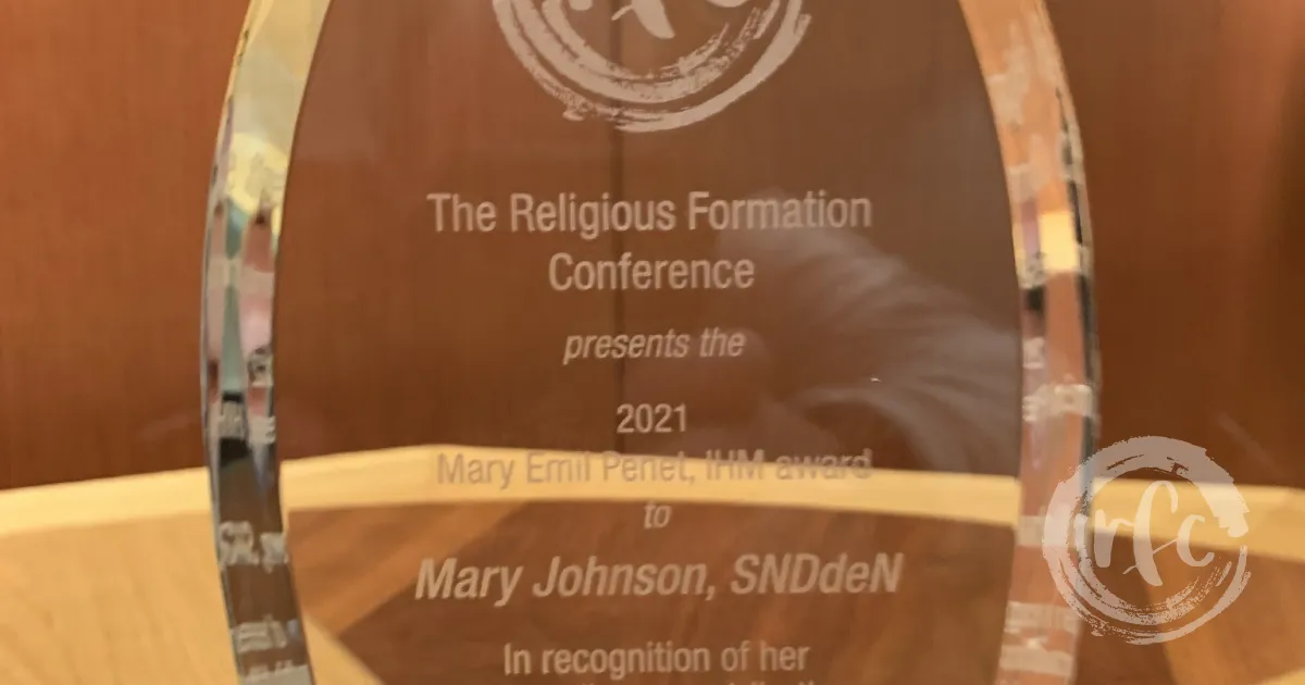 Nominations Open for the Mary Emil Penet, IHM Award | Religious Formation Conference